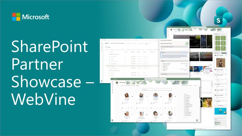WebVine featured on Microsoft’s SharePoint Partner Showcase